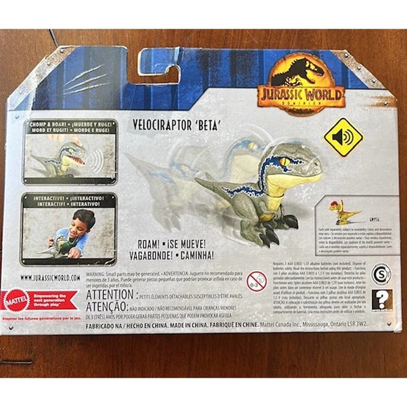 Mattel | Toys | Jurassic World Dominion Uncaged Rowdy Roars ...